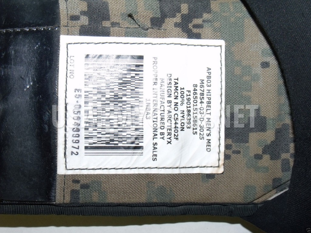 GEN 1 USMC ILBE MARPAT Waist Belt, Black – US Army Gear