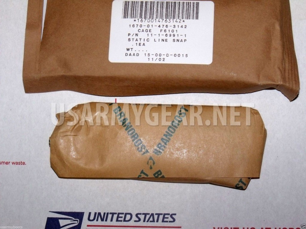 New Army Universal Parachute Static Line Snap Hook PN 11-1-6991-1 D ...