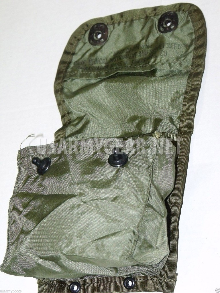 US Army First Aid Medical Instrument Utility Pouch w. Alice Clips – US ...