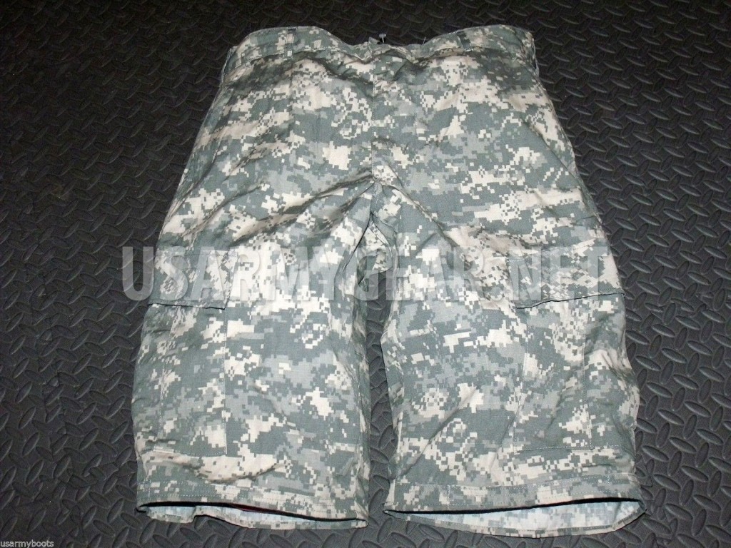 NEW Authentic Military ACU Camouflage Shorts, Pants – US Army Gear