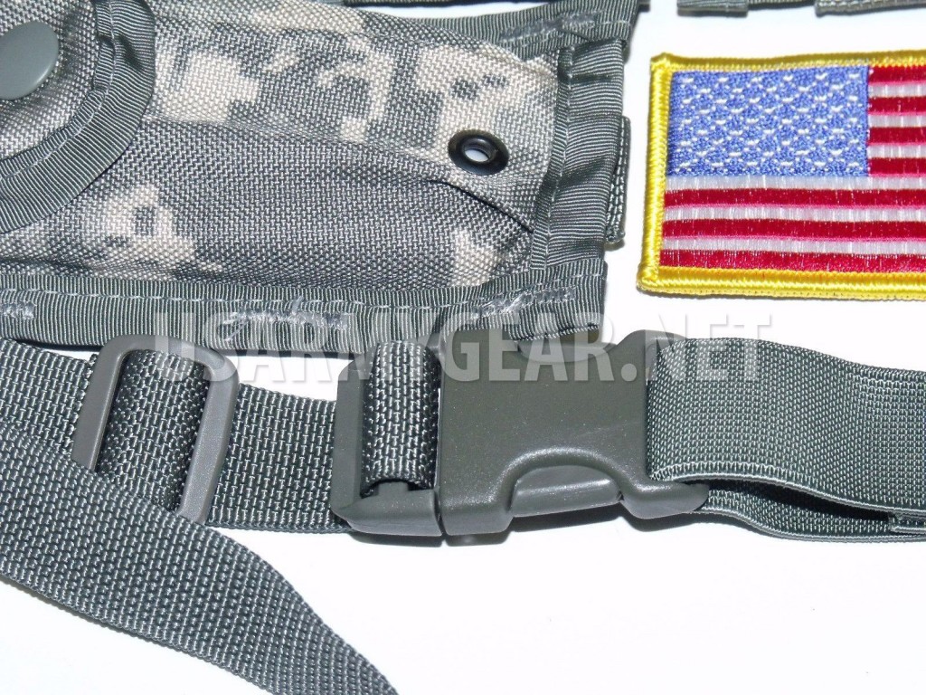 Molle II Acu Pistolman Set 4 x 9 mm Single Mag Pouch + Leg Extender ...