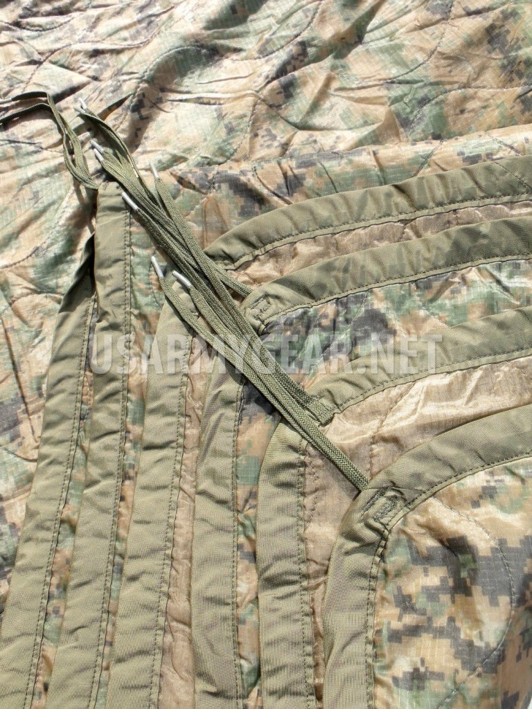 Army USMC Marine Corps Issue Digital Woodland Blanket, Poncho Liner ...