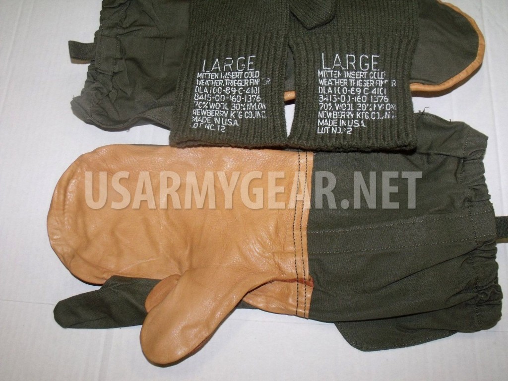 Cold Weather Military Trigger Finger Hunting Gloves, Mittens, Large ...
