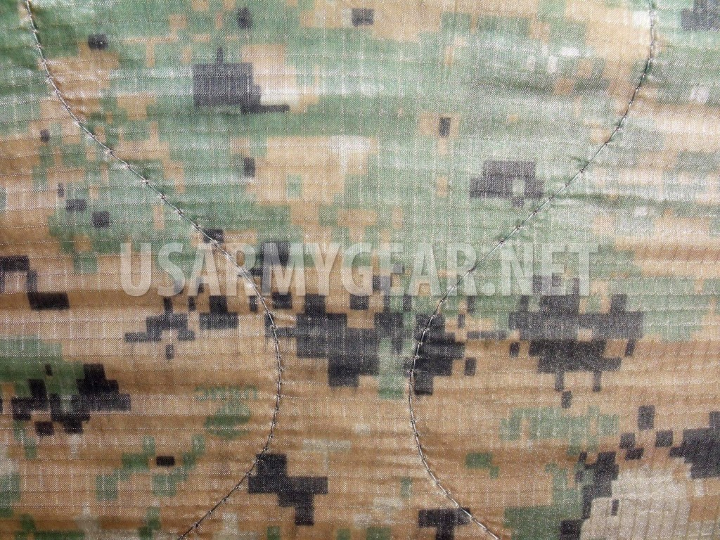 Army USMC Marine Corps Issue Digital Woodland Blanket, Poncho Liner ...