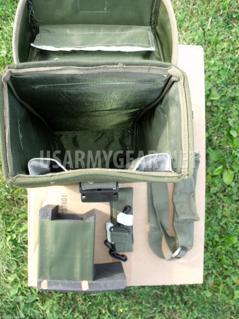 US Army Instrument Supplies Carrying OD Case, Shoulder Bag w 2 Sling ...