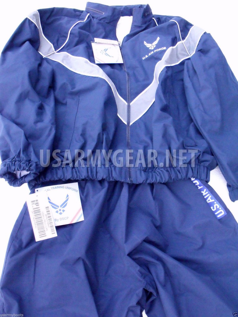 USAF Air Force PT Jacket, Workout Jogging Uniform, Windbreaker Rain ...