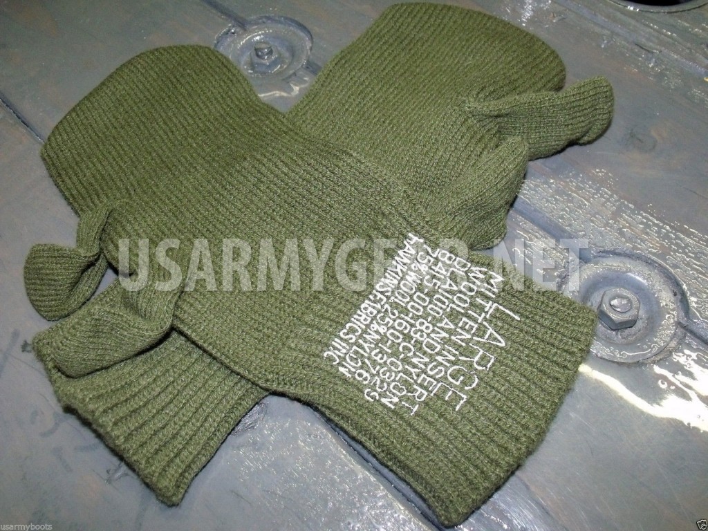 Cold Weather Military Trigger Finger Hunting Gloves, Mittens, Large ...