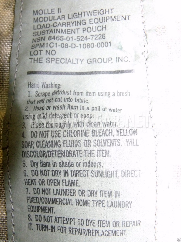New Us Army Molle ll Acu Digital Sustainment Pouch – US Army Gear