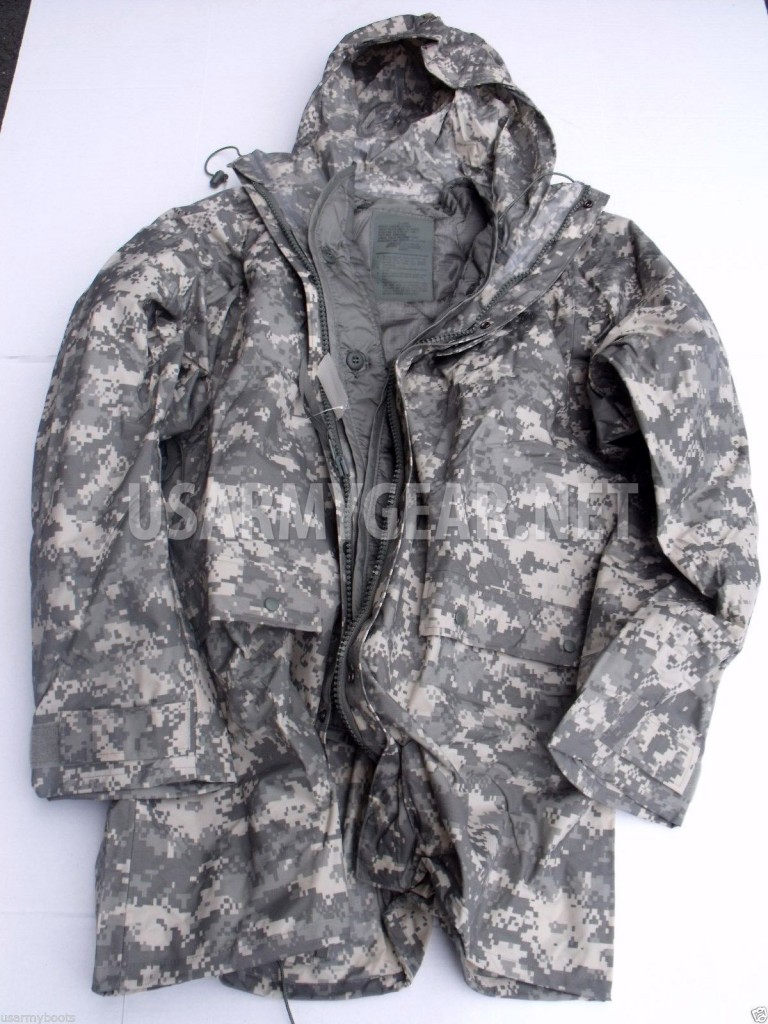 New ORC US Army Improved ACU Rainsuit, Wet Weather Rain Jacket, Parka ...