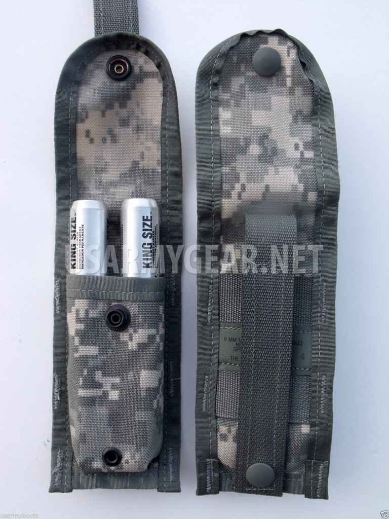 New ACU Digital Camo MOLLE II 9MM Single Pistol Magazine, Pouch – US Army Gear