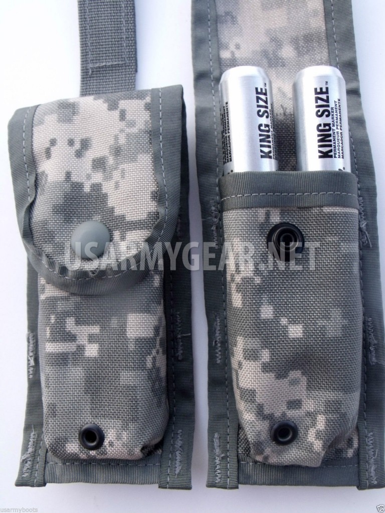 New ACU Digital Camo MOLLE II 9MM Single Pistol Magazine, Pouch – US Army Gear