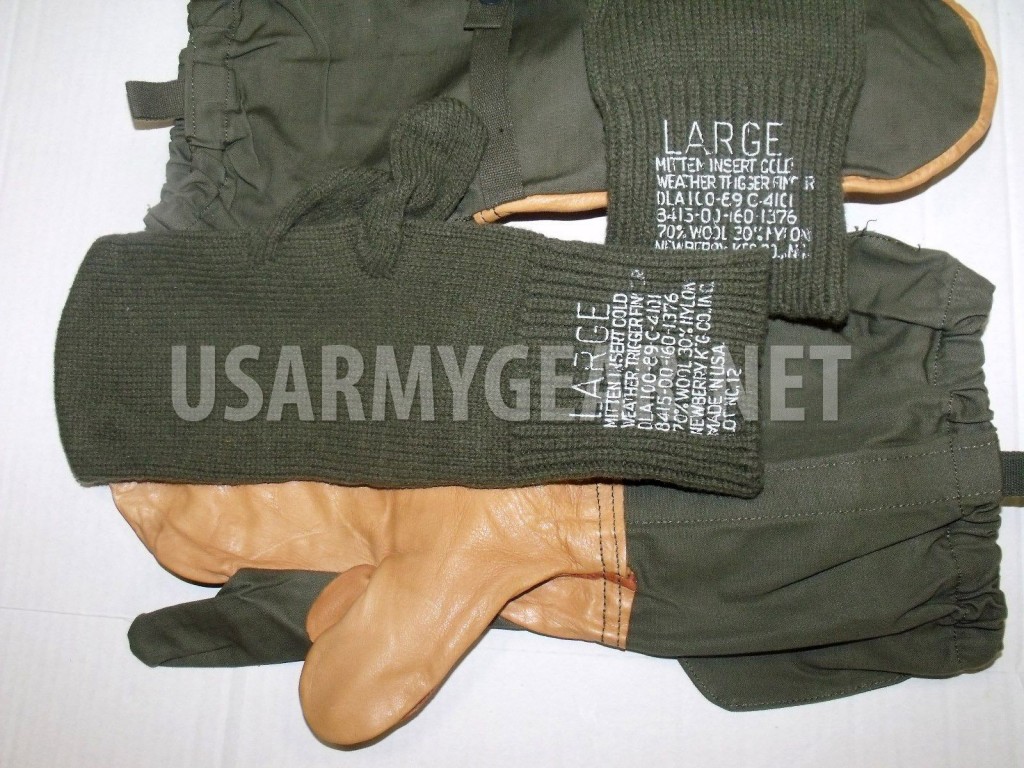 Cold Weather Military Trigger Finger Hunting Gloves, Mittens, Large ...
