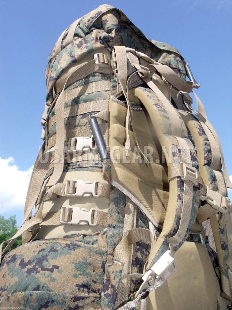 USMC MARPAT Complete ILBE Main Backpack; Belt + LID + Radio Pouch – US ...