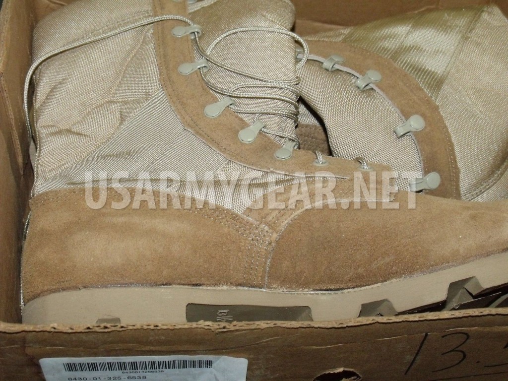 US Army Surplus Desert ACU Military Leather Canvas Jungle Panama Combat ...