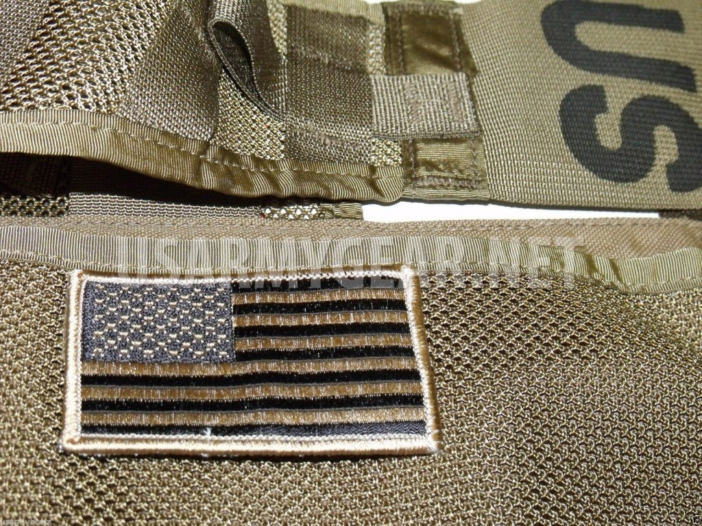 New Coyote US Army American Flag Military Uniform Velcro Patch Standard ...
