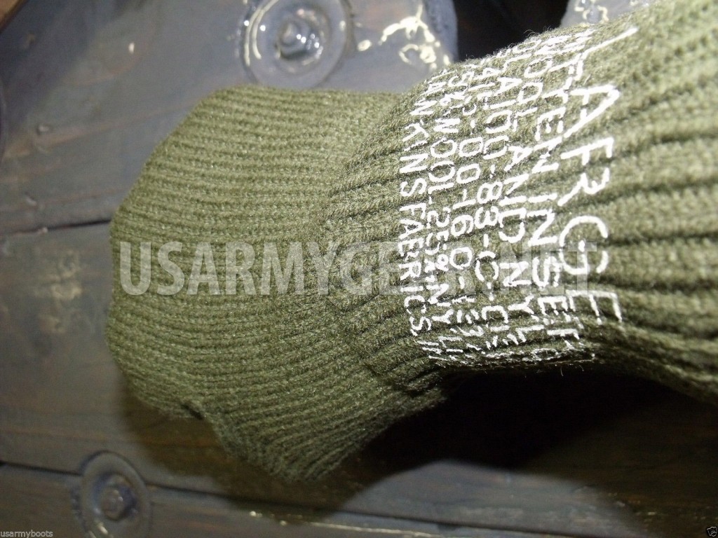New US Army 1 Pair of Wool Trigger Finger Mitten Insert Gloves Liner ...