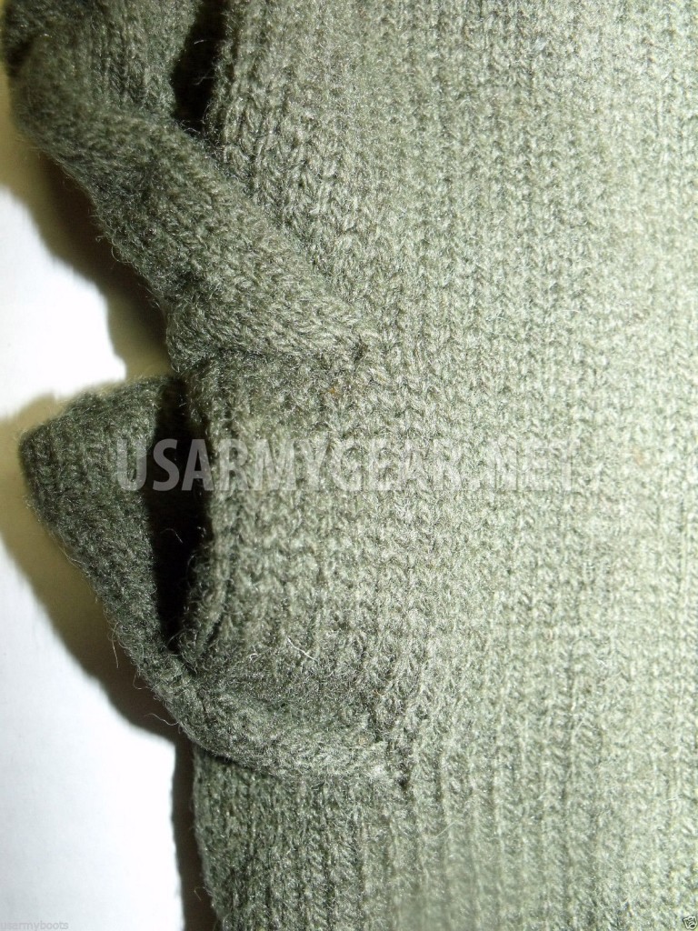 New US Army 1 Pair of Wool Trigger Finger Mitten Insert Gloves Liner ...