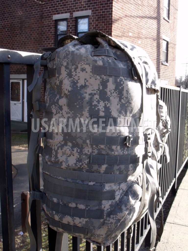 Made in USA Army MOLLE II Digital ACU Rucksack, Back Pack, Main Bag (No ...