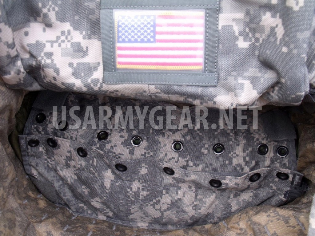 Loaded US ARMY ACU Rucksack, Backpack w. Frame Belt Straps + 6 Utility ...