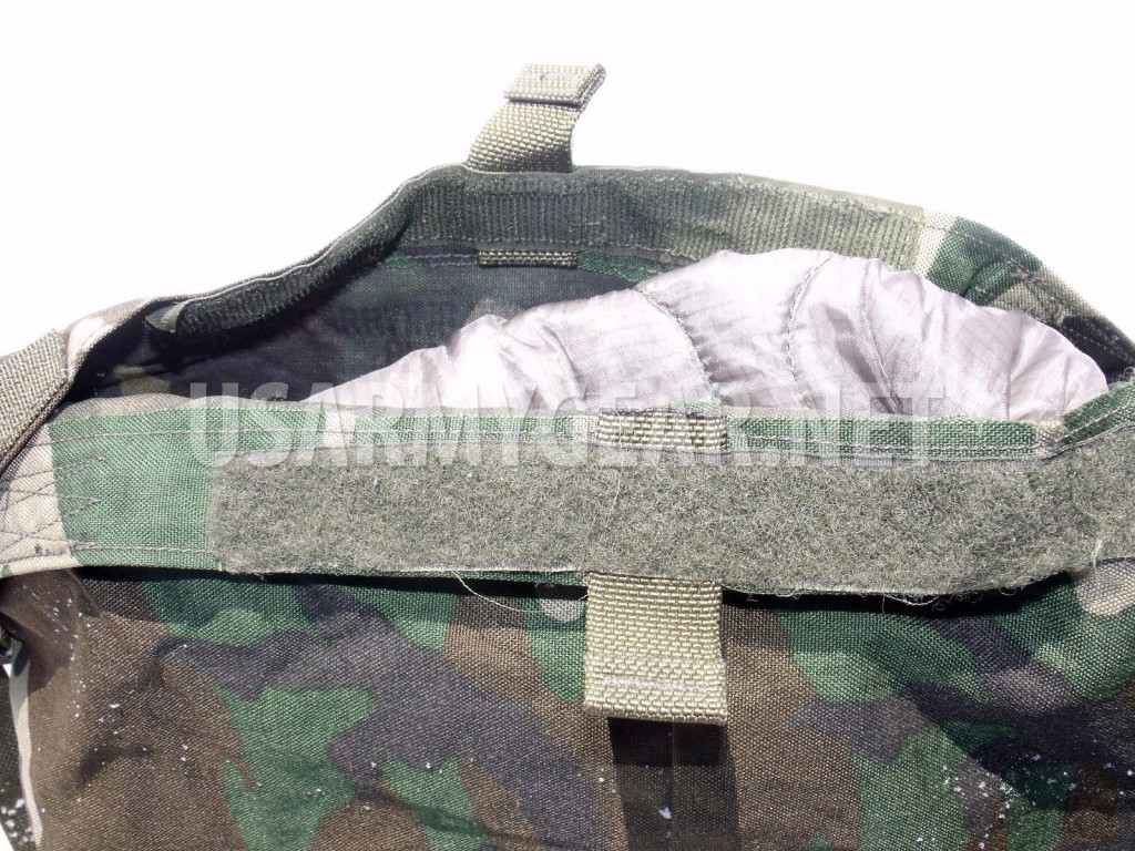 US Army Woodland Camo Chem Suit Bag, Small Backpack – US Army Gear