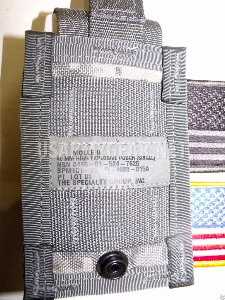 New Made in US Army Molle ll ACU 16 pcs. ACU Digital Camo Grenadier ...