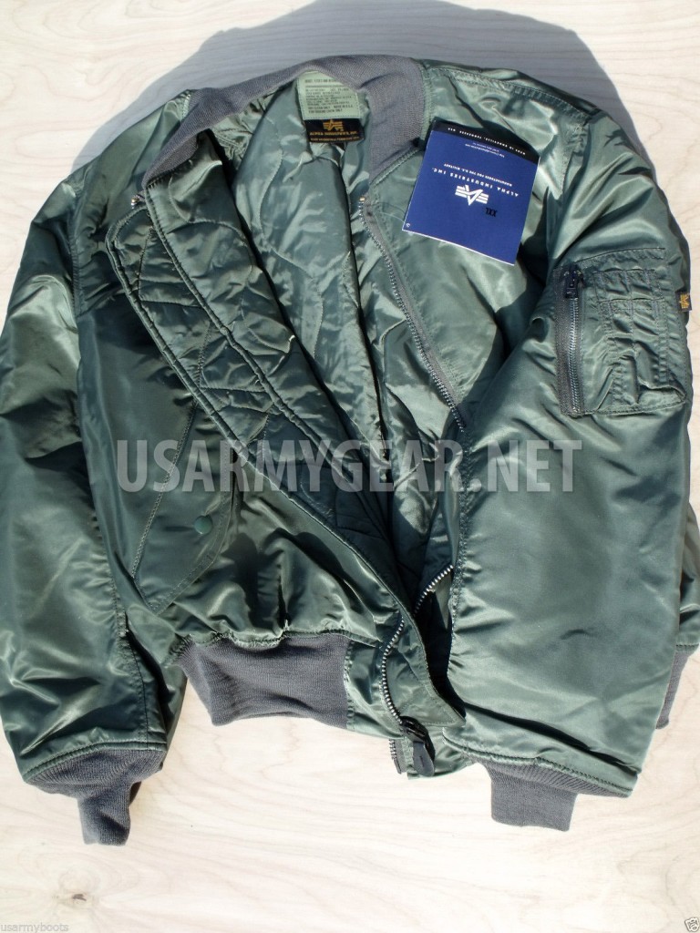 Made in USA New ALPHA US Air Force MA-1 Flight Jacket 2XL – US Army Gear