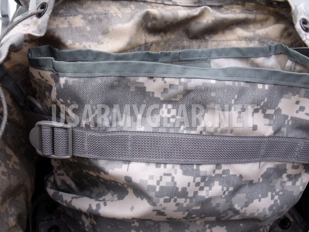 Loaded US ARMY ACU Rucksack, Backpack w. Frame Belt Straps + 6 Utility ...