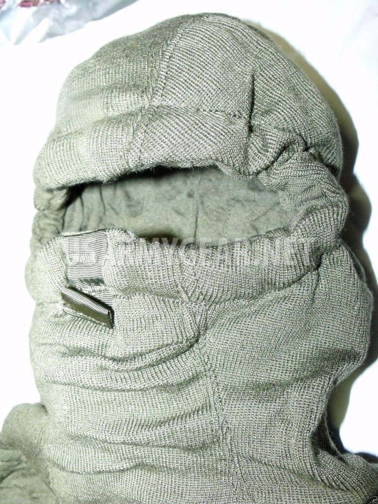 Made in USA Army OD green Anti Flash Balaclava, Vehicle Aircrewmen Hood ...