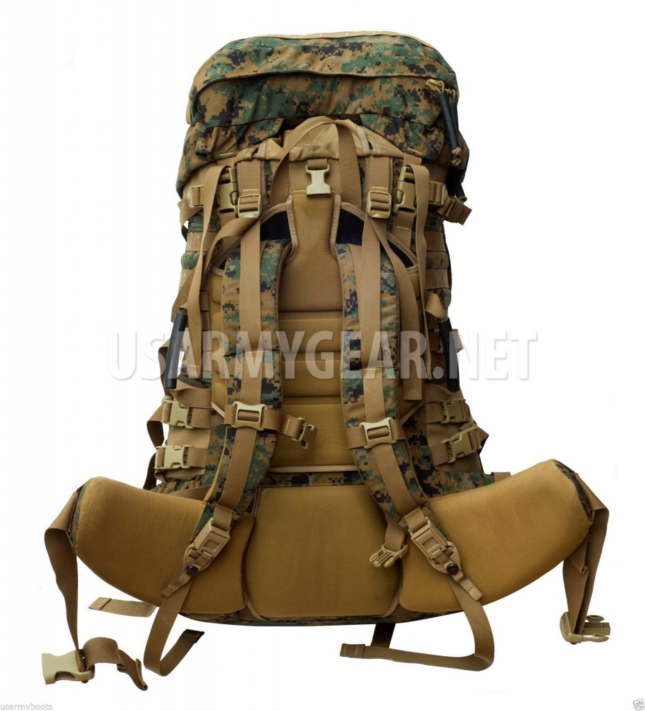 New USMC GEN 2 Marpat ILBE Main Pack, Shoulder Straps, Lid, Radio Pouch ...