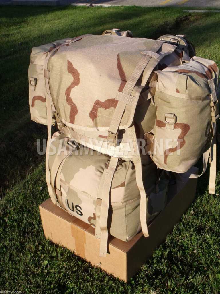 New Desert MOLLE II Rifleman Set, Rucksack, FLC, Canteen, Ammo Pouches ...