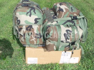 Made in USA Army Molle II Woodland Rucksack, Backpack System Set – US ...