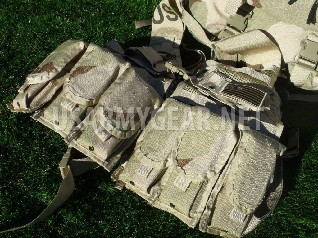 New Desert MOLLE II Rifleman Set, Rucksack, FLC, Canteen, Ammo Pouches ...