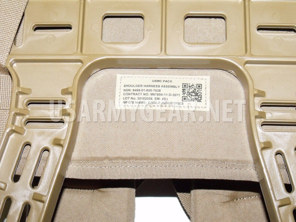 USMC Molle ll FILBE US Marine Coyote Rucksack, Main Backpack, Straps ...