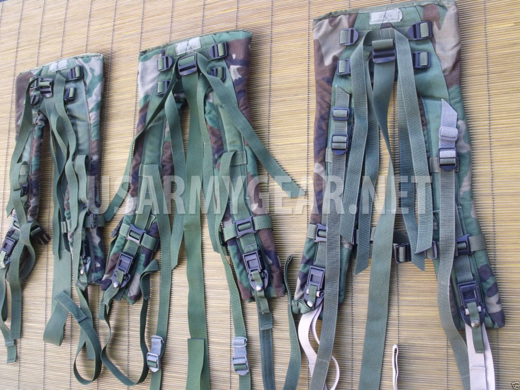 MOLLE II US Army SDS Woodland Backpack Shoulder Straps w Quick Release ...