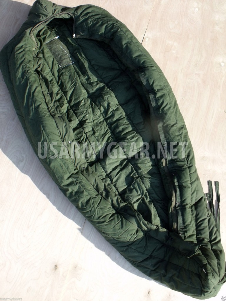 Made in USA USMC Army Intermediate Cold Weather ECW GI Sleeping Bag ...