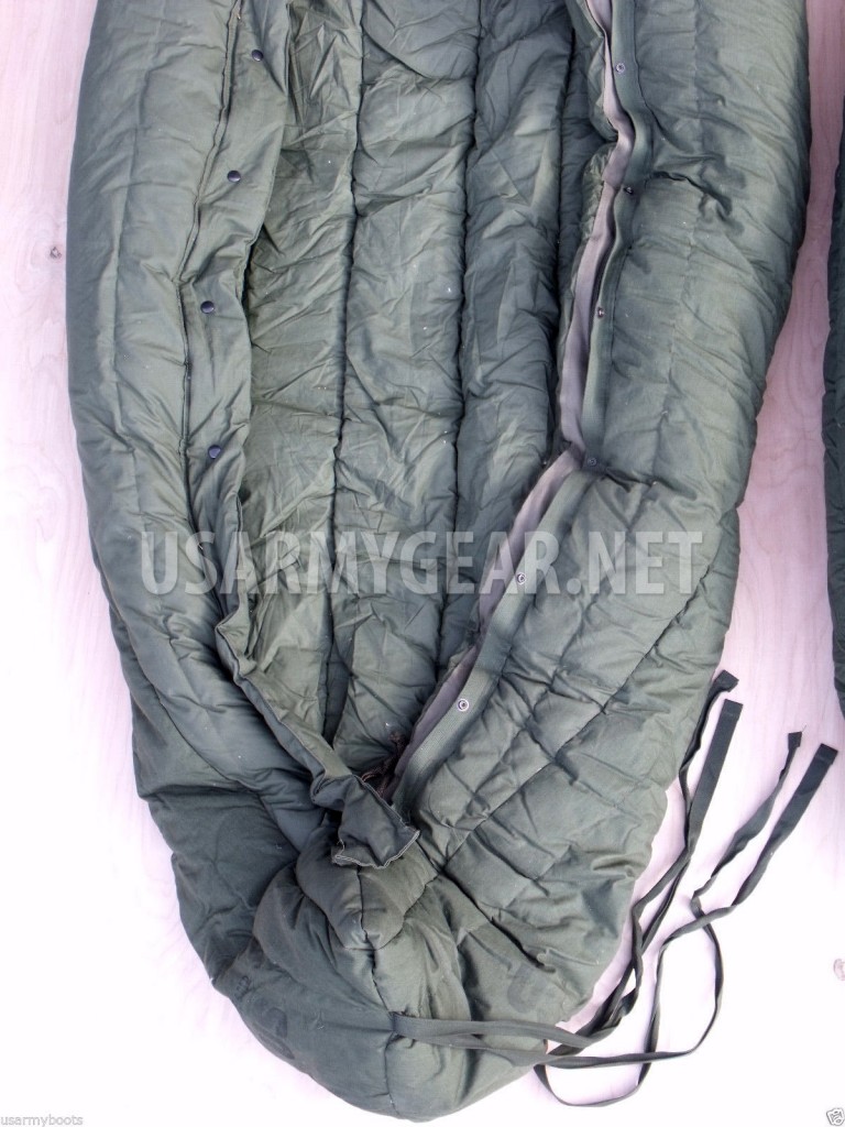 Made in USA USMC Army Intermediate Cold Weather ECW GI Sleeping Bag ...