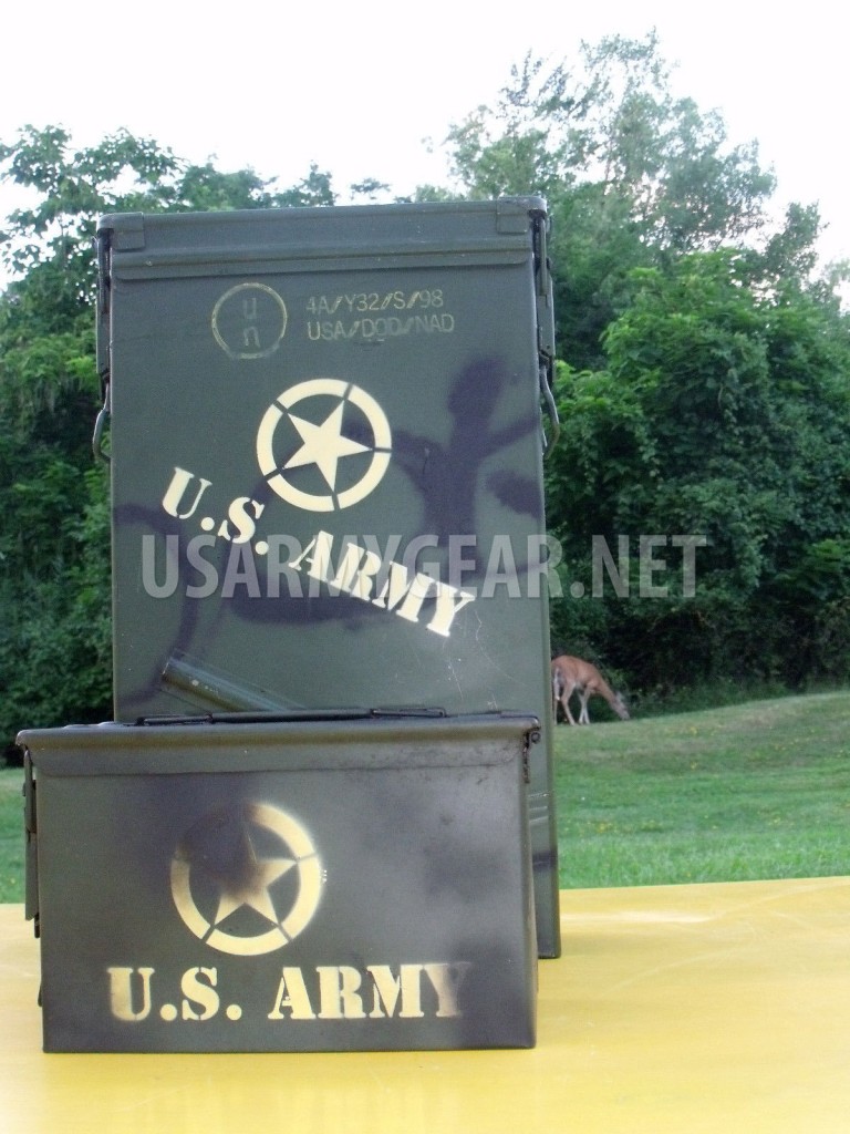 1 New Ammo Can, Large Tool Carrier, Large Military Metal Storage Box ...
