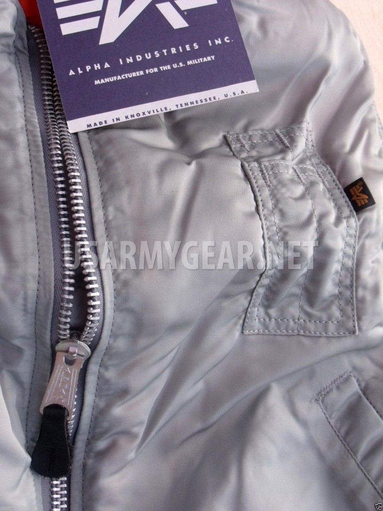 Made in USA ALPHA Industries Air Force Army Pilot Flight Reversible ...