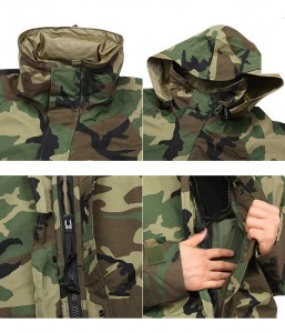 US Army Cold Wet Weather Gen 2 ECWCS Woodland Goretex Parka Jacket L/R ...