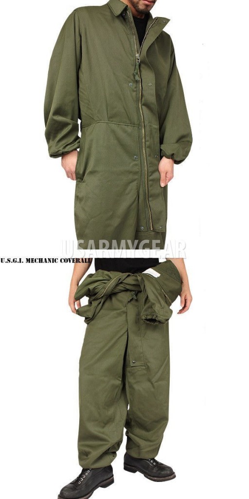 NEW US Army Military OD Green Mechanic Cold Weather Coverall, Medium ...