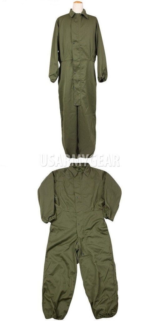 NEW US Army Military OD Green Mechanic Cold Weather Coverall, Medium ...